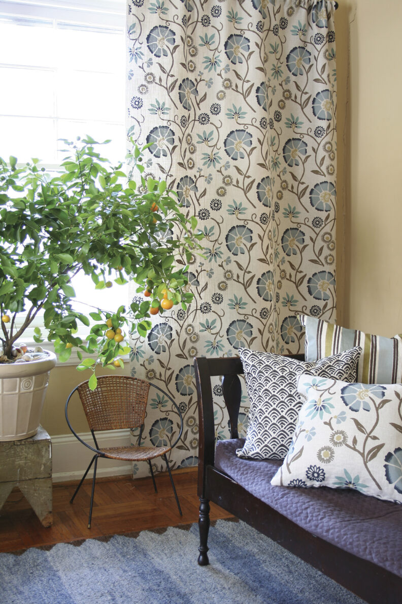 Spring Garden Fabric in Robin's Egg - Curtains - Galbraith & Paul
