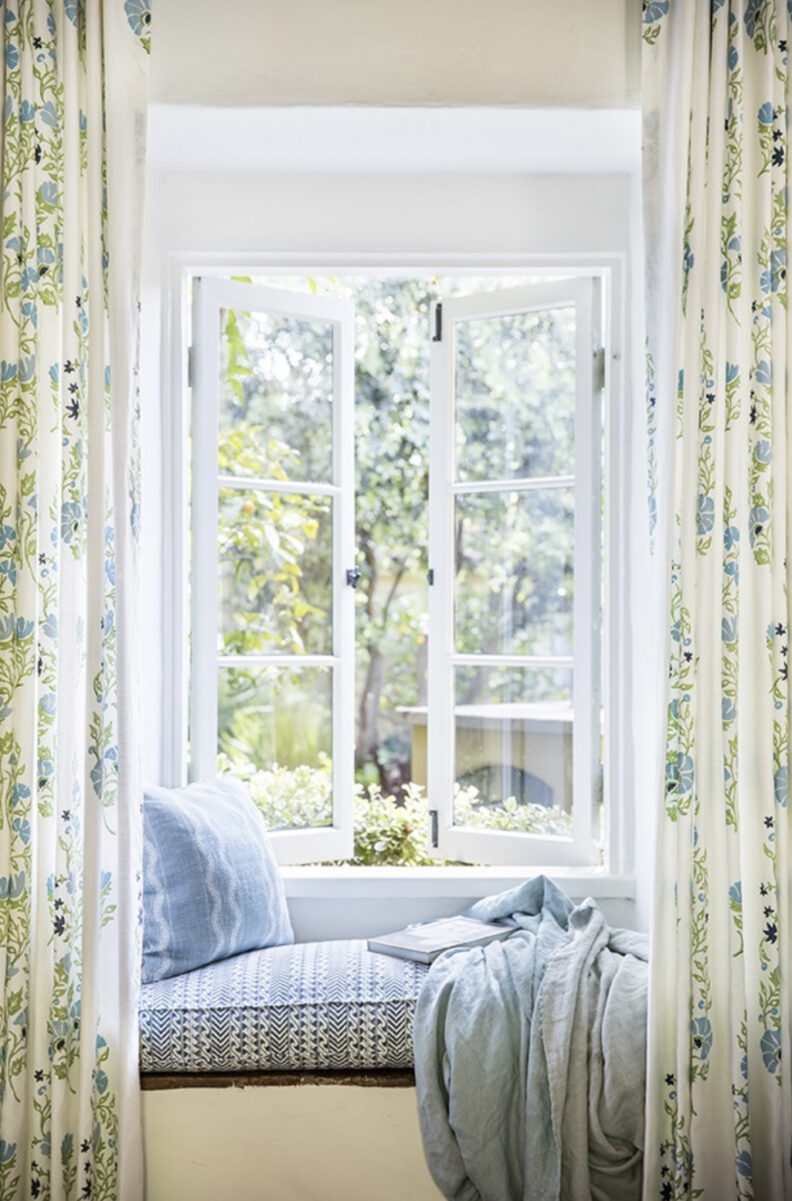 Persian Garden Fabric in Kelly - Christine Markatos - Galbraith & Paul